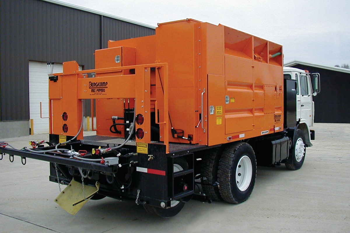 M206 Slurry Seal Paver From: Bergkamp Inc | For Construction Pros
