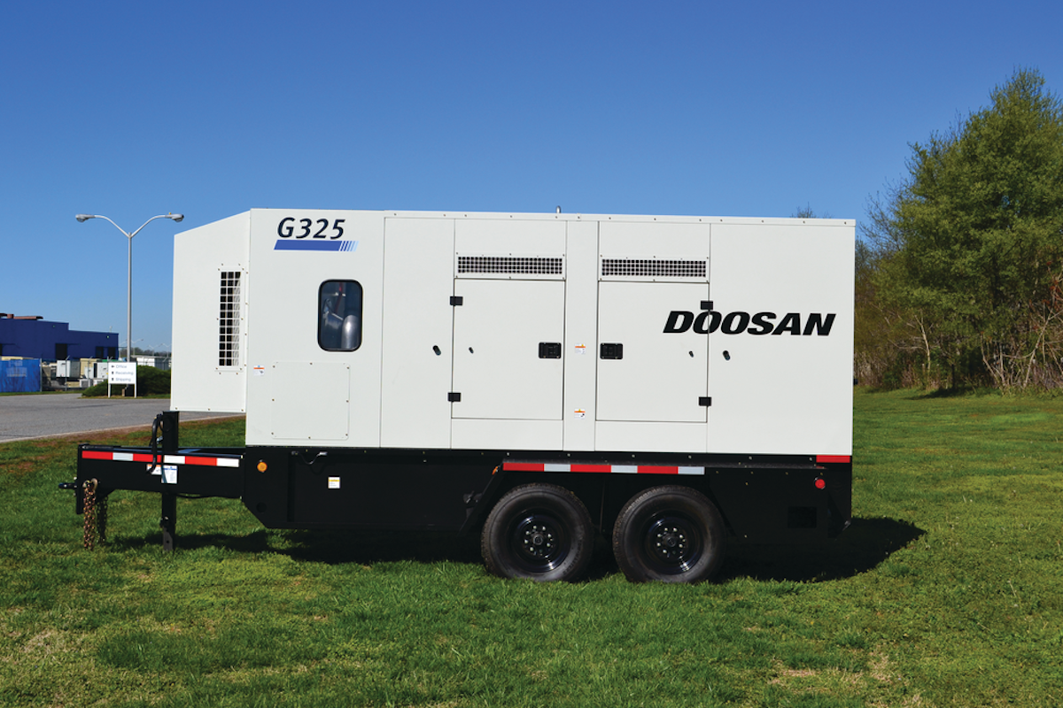 G325 Mobile Generator From: Doosan Portable Power | For Construction Pros