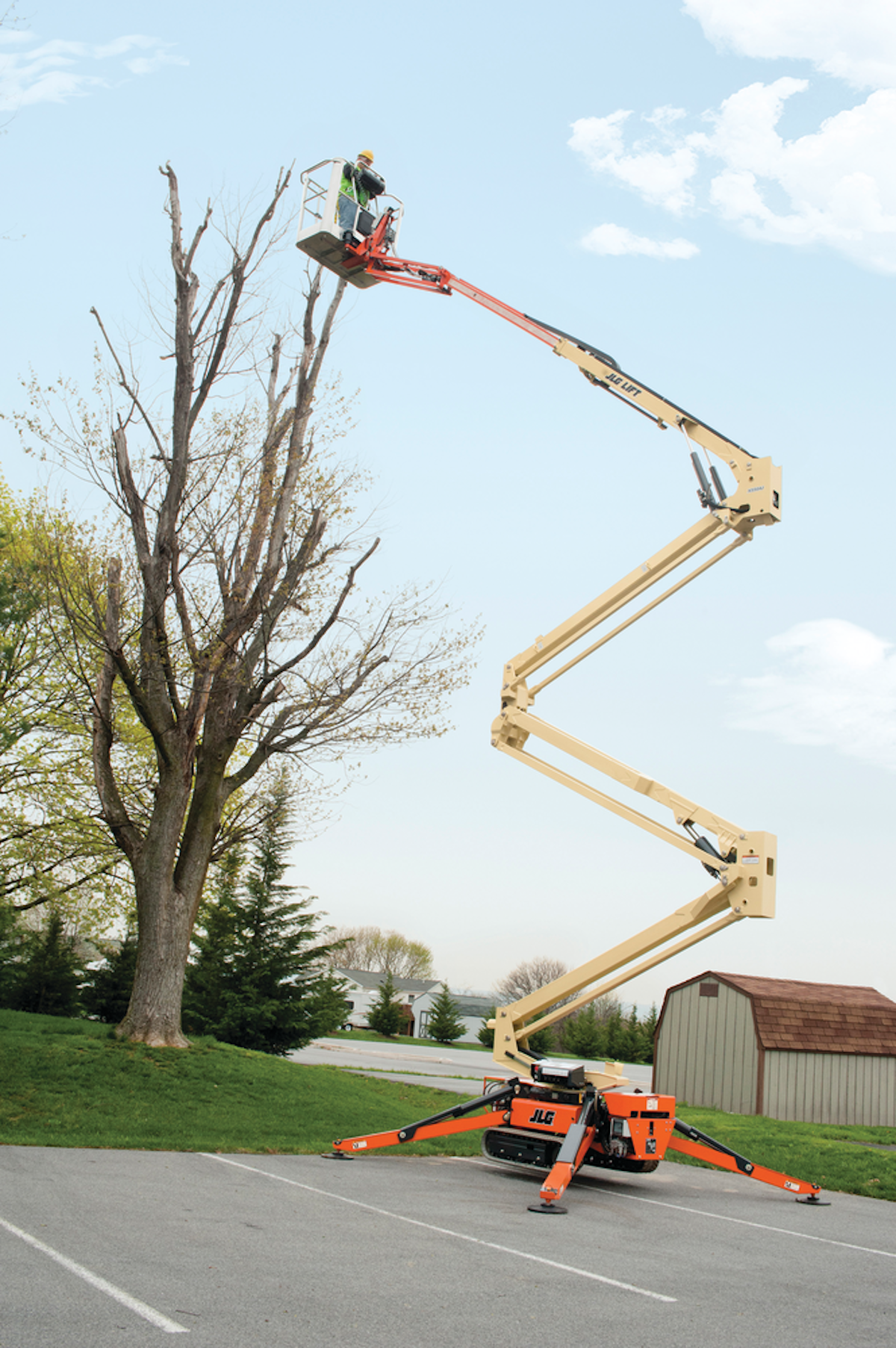 X550AJ Compact Crawler Boom Lift From: JLG Industries Inc. | For ...