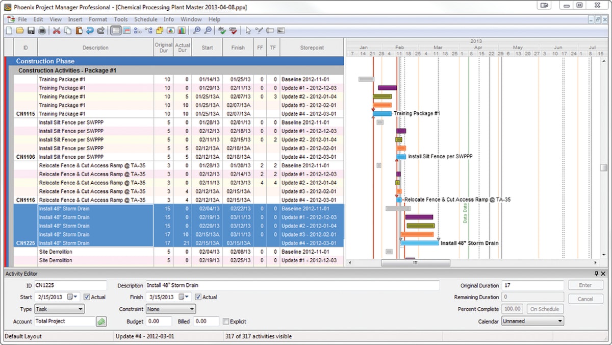 Phoenix Project Manager Version 4.0 From: Phoenix Project Management ...