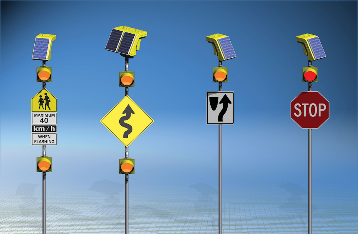 Adaptable Flashing Beacons From: North America Traffic Inc. | For ...