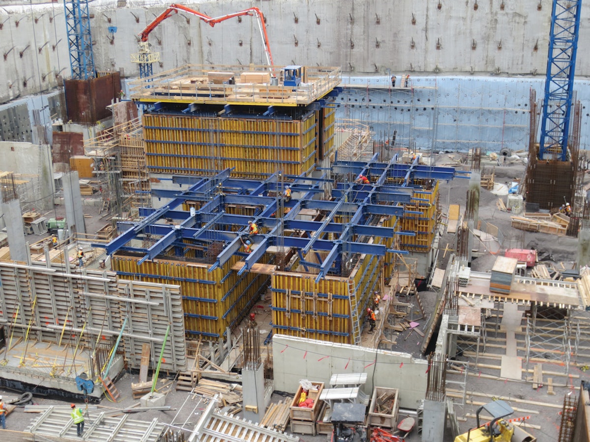 Doka Formwork Climbing System Helps Move Concrete Placing Boom During ...