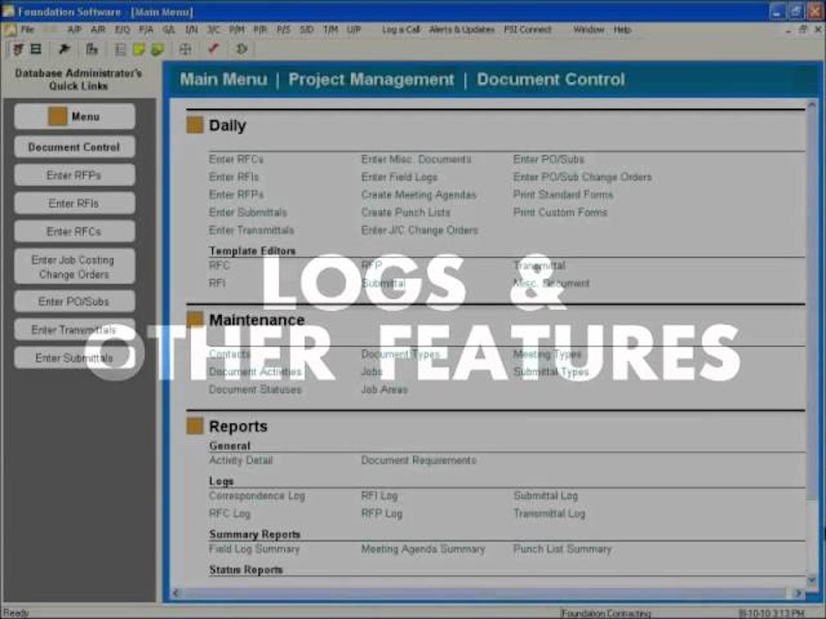Video: Foundation Construction Accounting Software - Project Management ...