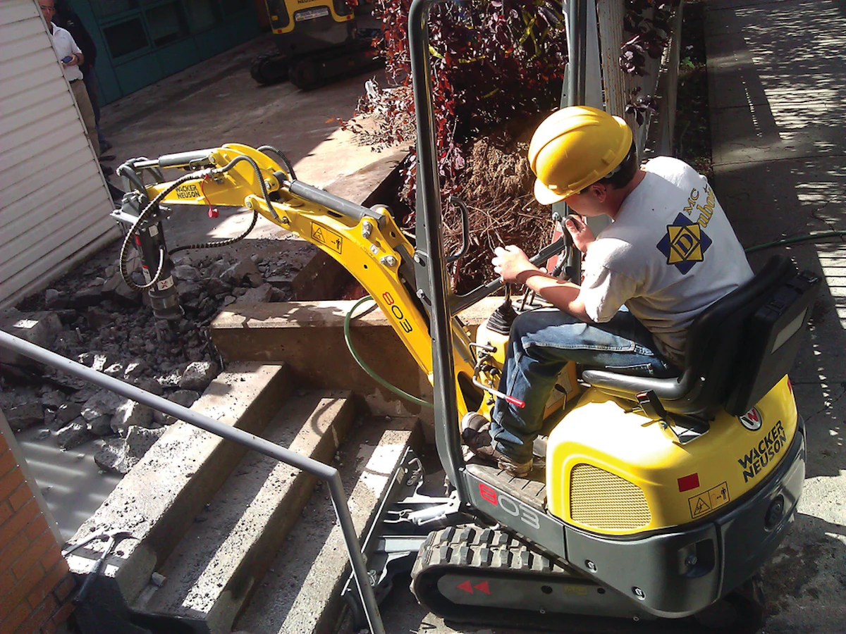 803 Mini-excavator From: Wacker Neuson America Corporation | For ...