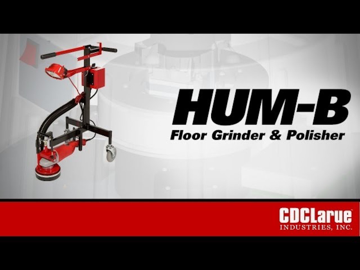 Hum-B Concrete Floor Grinder and Polisher | For Construction Pros
