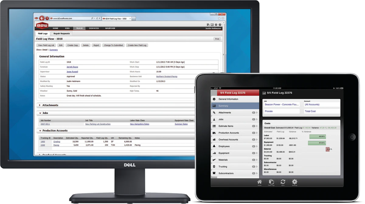 B2W Track (Field Tracking & Analysis) From: B2W Software Inc. | For ...