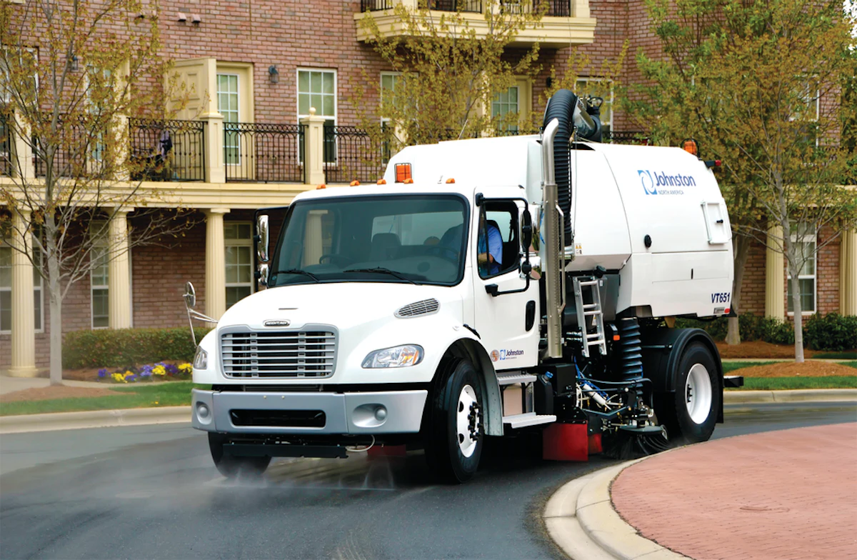VT651 Street Sweeper From: Johnston North America | For Construction Pros