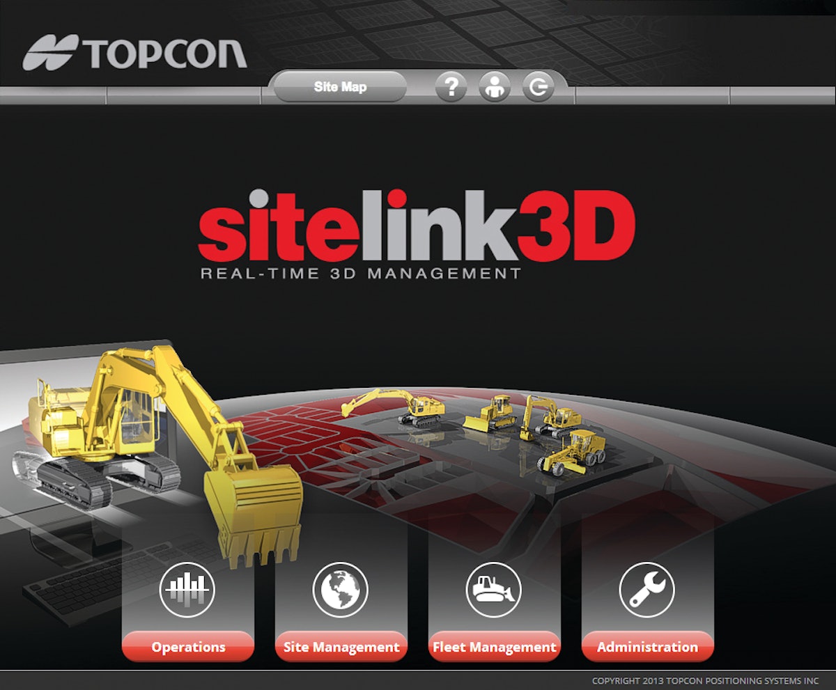 Sitelink3d.net Web Portal From: Topcon Positioning Systems | For ...