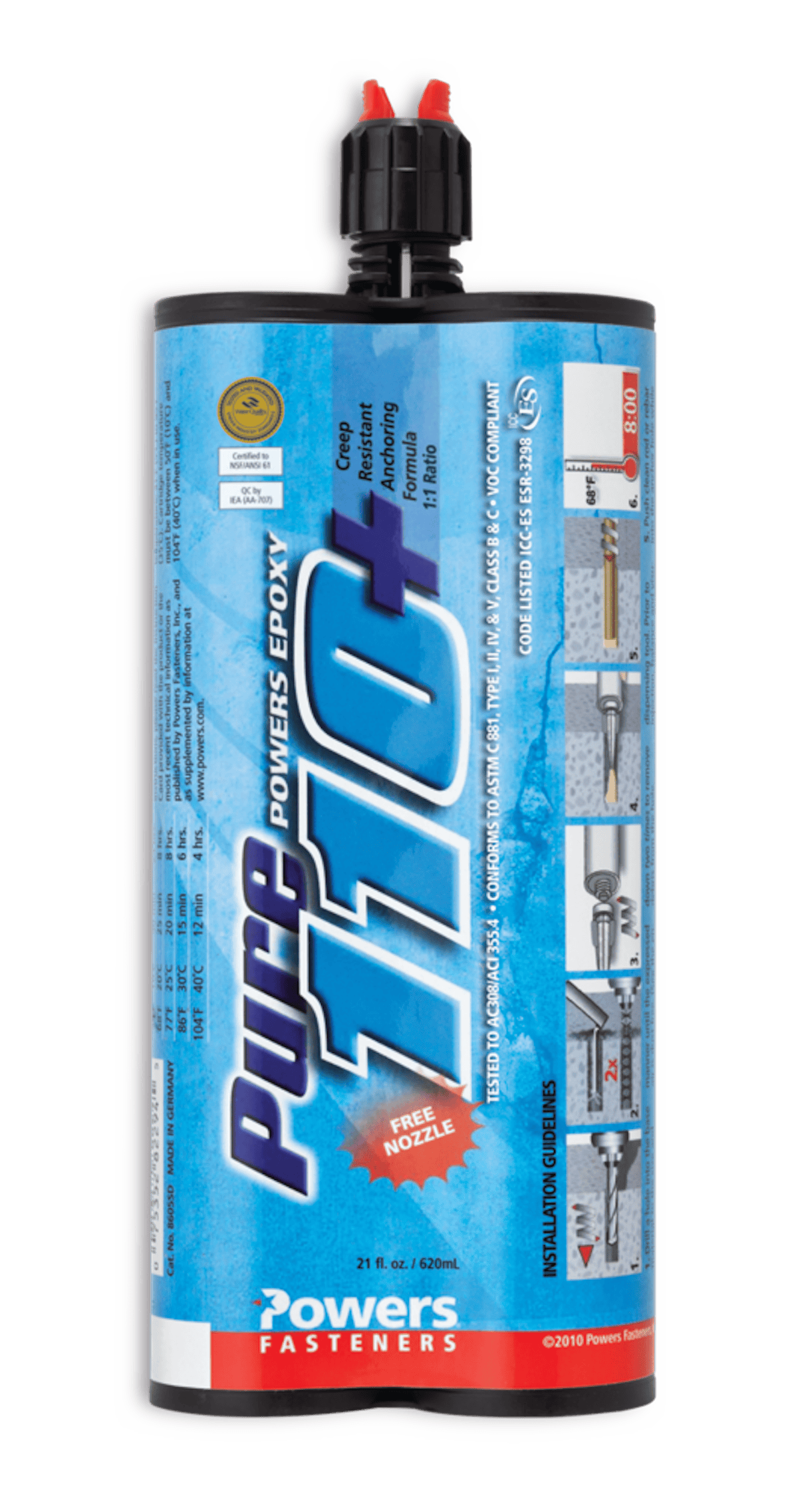 Pure110+ Anchoring Adhesive From: Powers Fasteners, Inc. | For ...