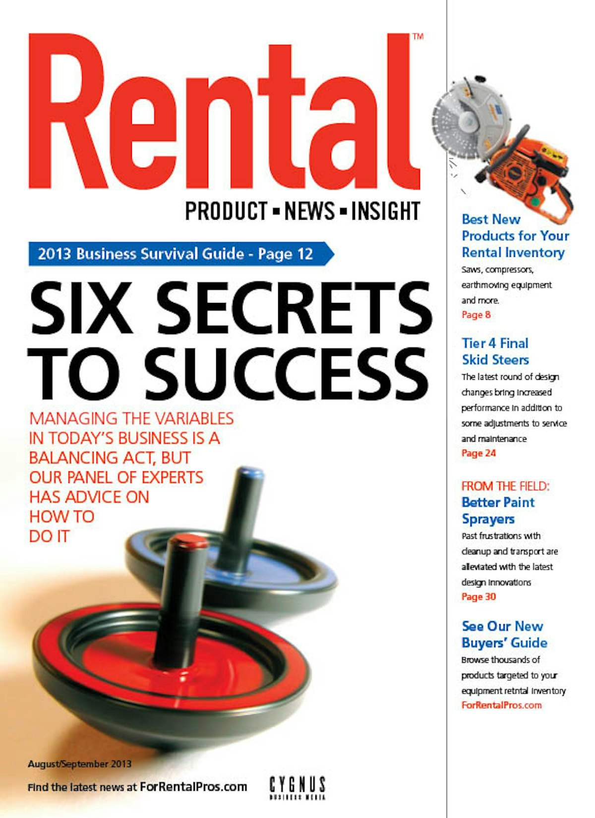 Rental Magazine August/September 2013 Issue Now Available Online | For ...