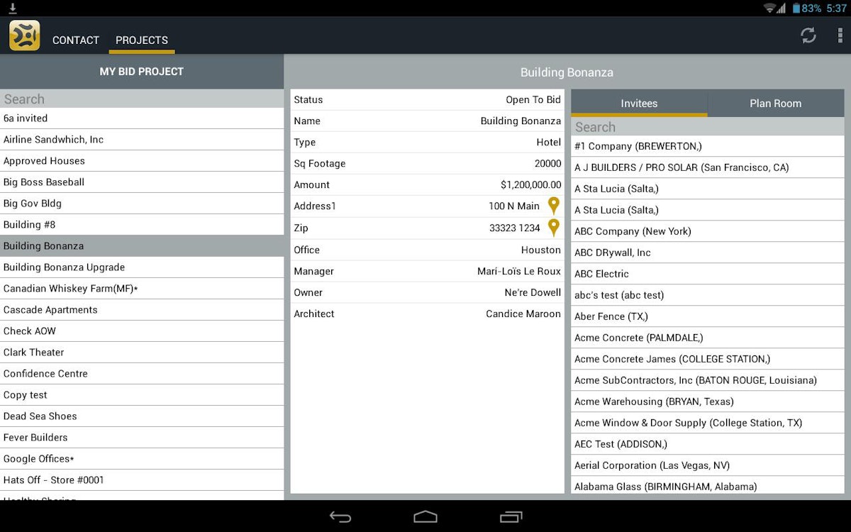 Create a Private Database of Subcontractors and Bid Projects with ...