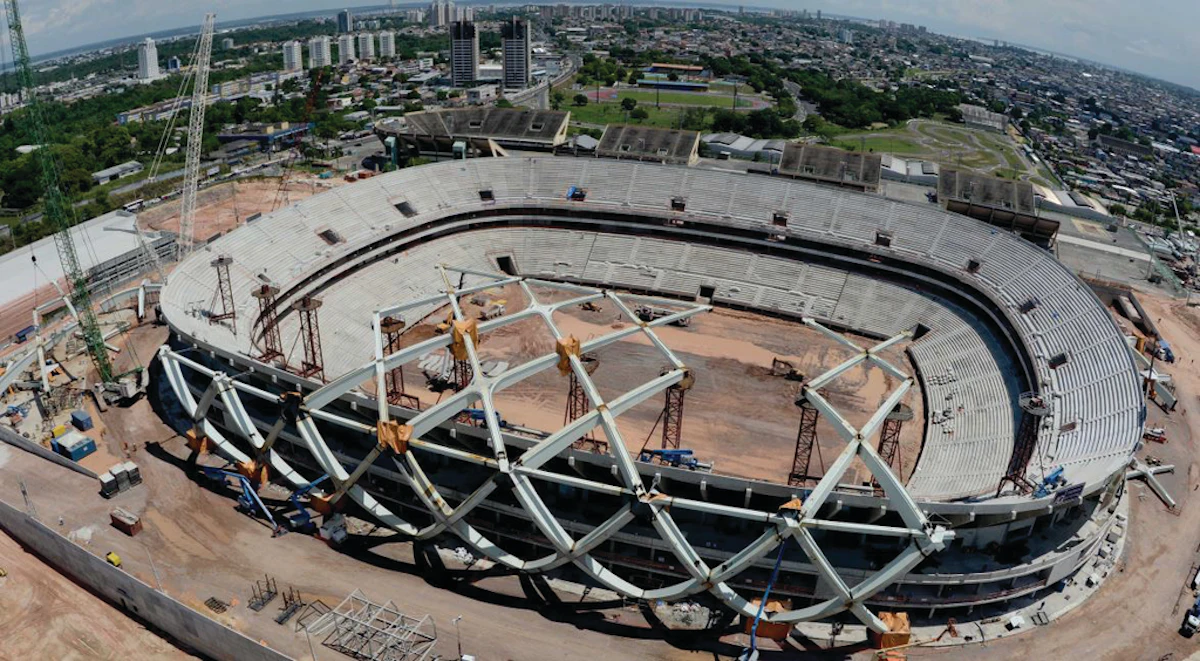 Building a FIFA World Cup Stadium in the Amazon Rainforest | For ...