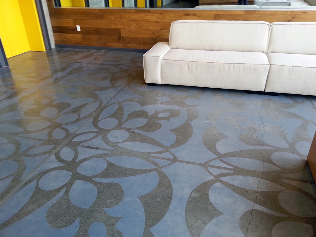 concrete floor pattern