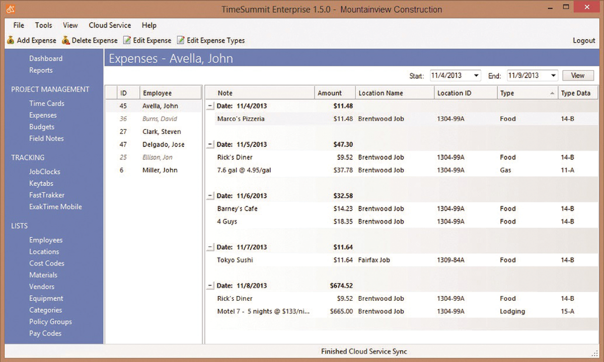 TimeSummit 1.4 Tracking Software From: Exaktime, Inc. | For ...