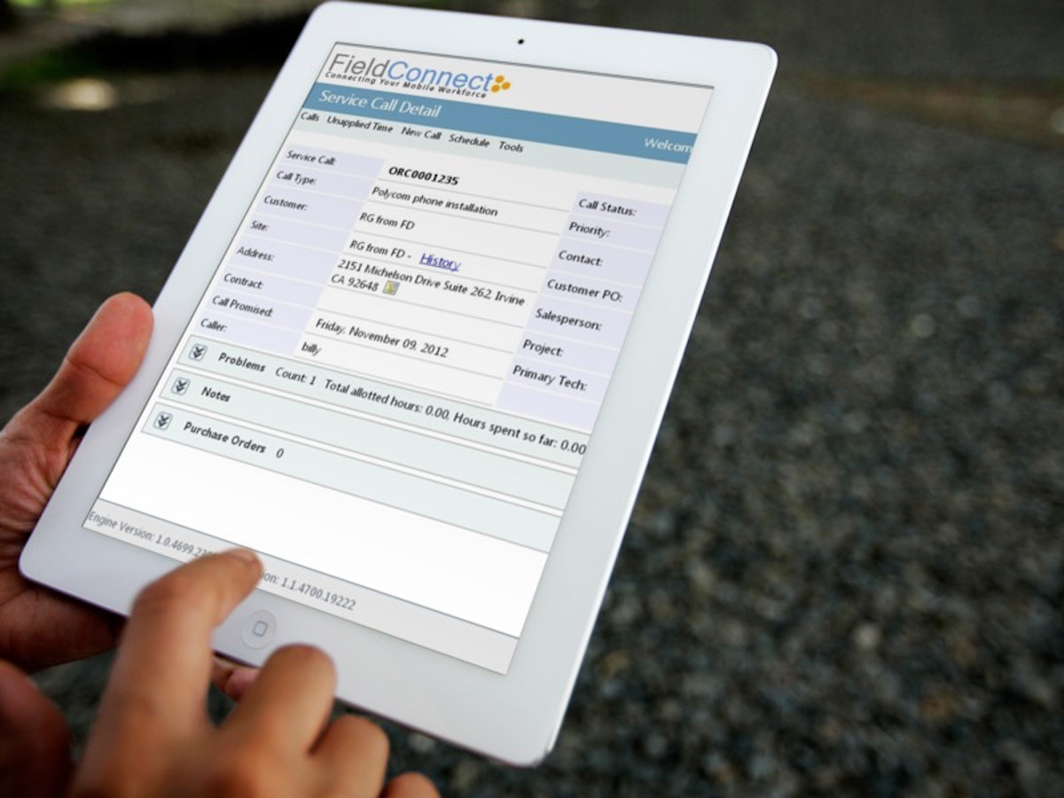 FieldAccess Mobile Technician Software Solution From: FieldConnect ...