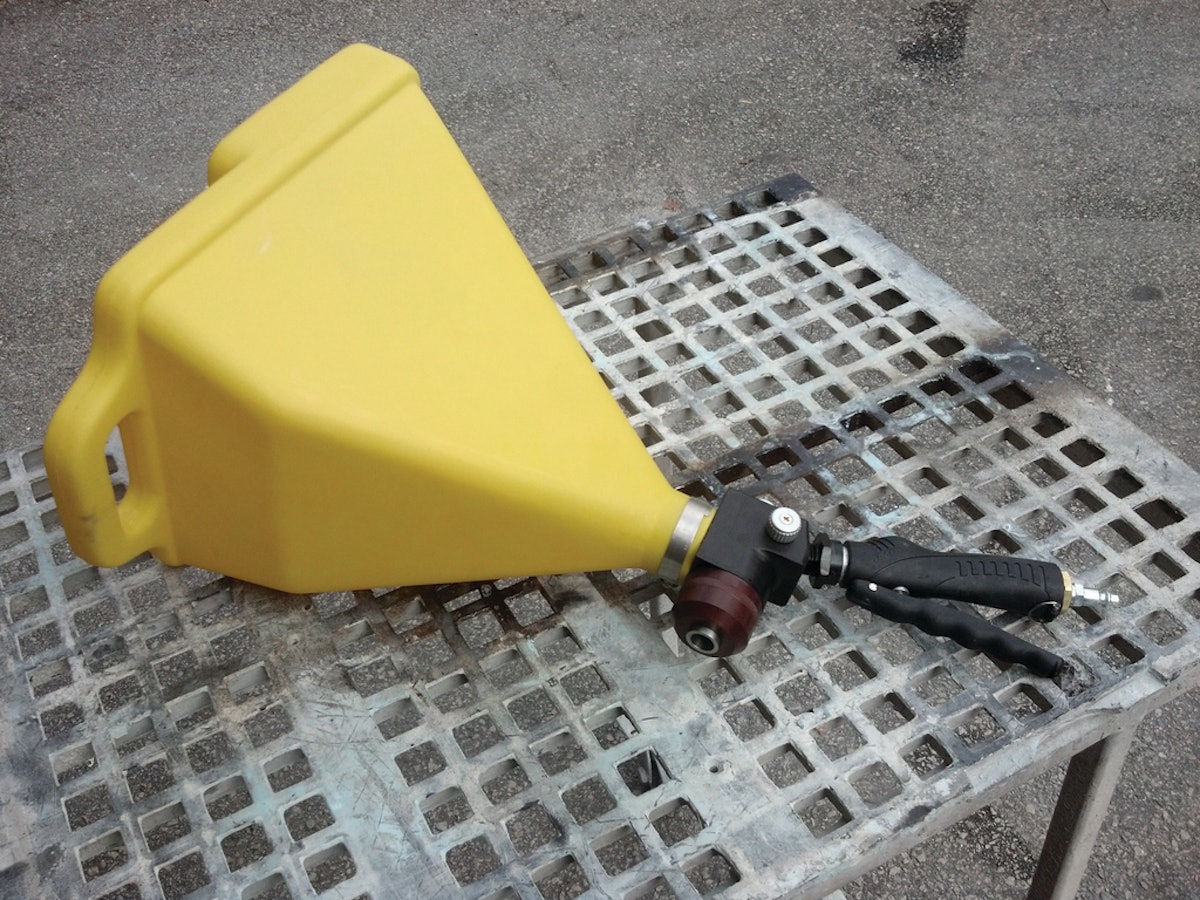 GFRC Spray Gun From: Concrete Countertop Institute | For Construction Pros