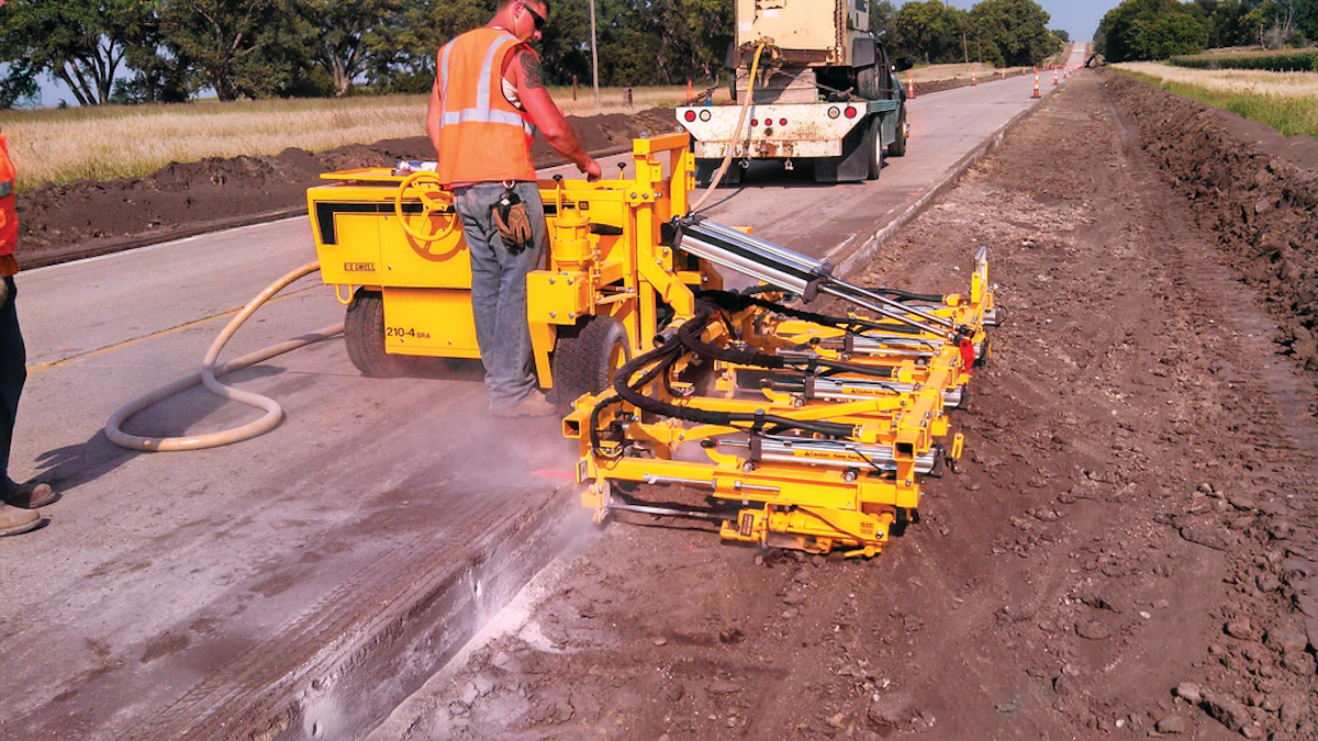 Wide Spacing is No Road Block for E-Z Drill Concrete Dowel Drills | For ...