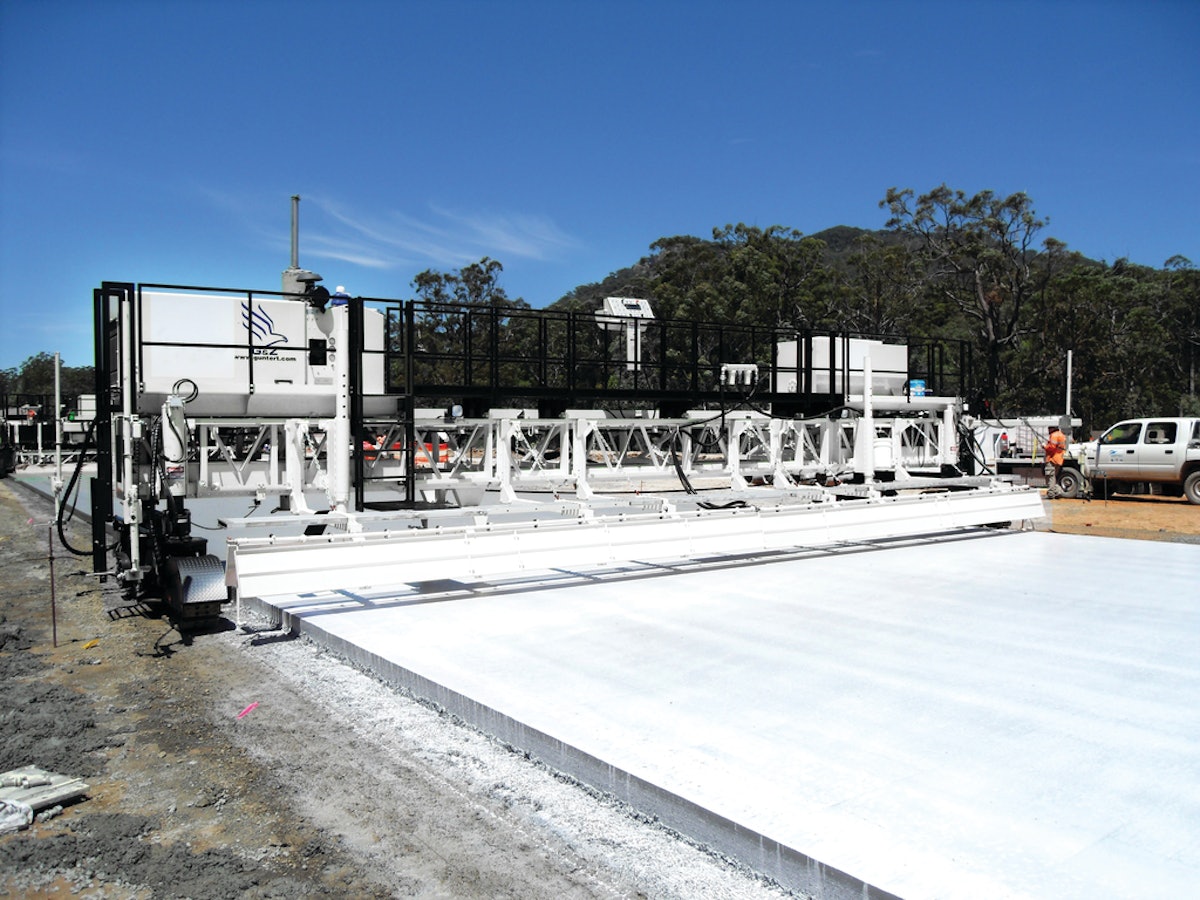 TC1500 Concrete Texture/Cure Machine From: Guntert & Zimmerman | For ...