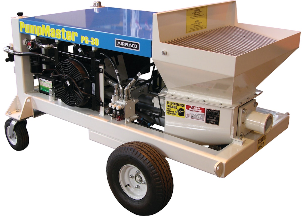 PumpMaster PG-30 Grout Pump From: Airplaco Equipment | For Construction ...