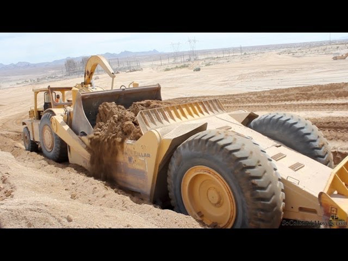 Video: Cat D10Ns Push Loading Classic 660B Scrapers | For Construction Pros