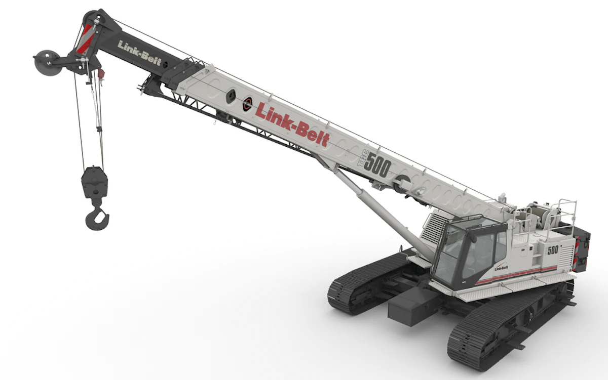 TCC-500 Telescopic Crawler Crane From: Link-Belt Construction Equip ...