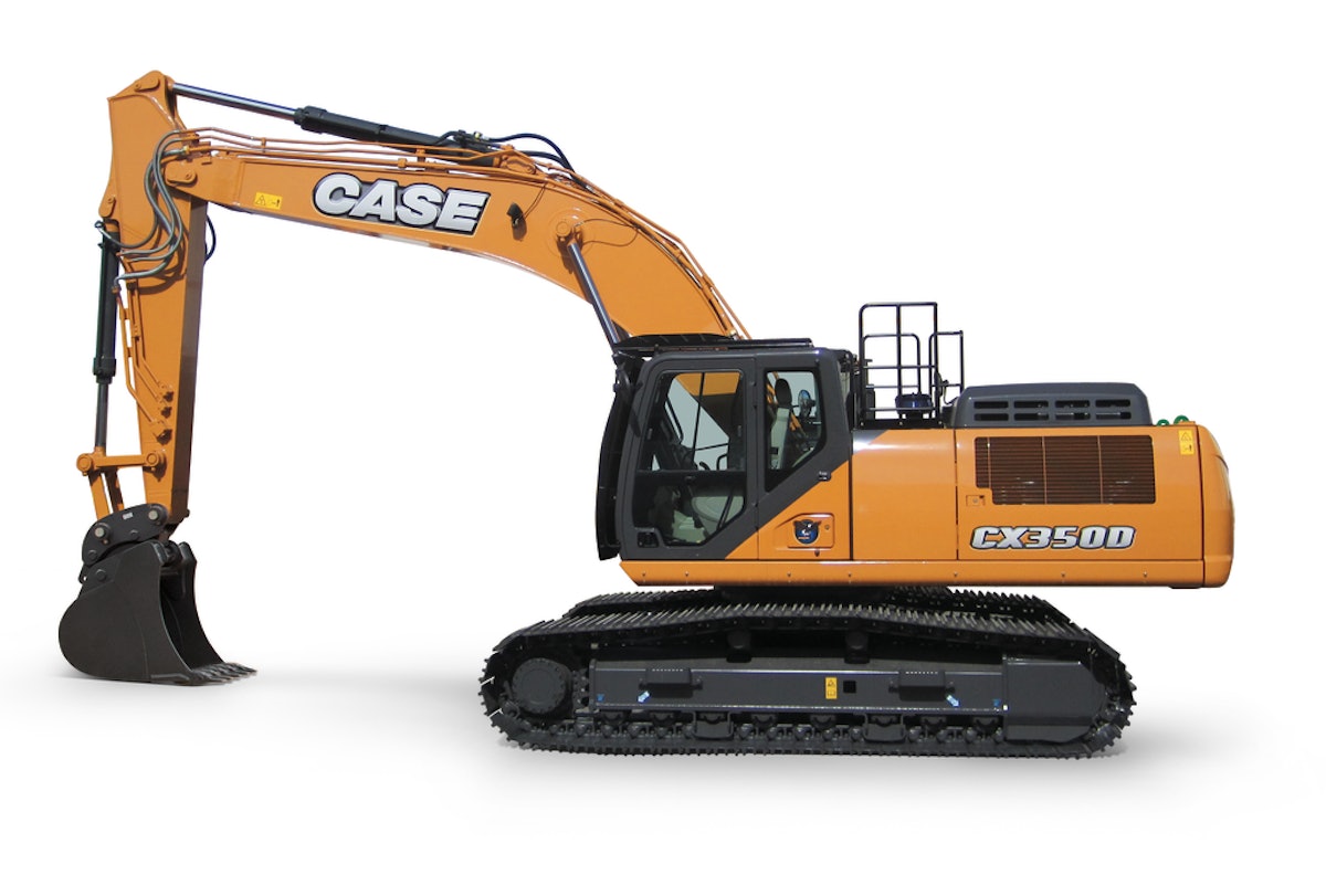 Tier 4 Final CX350D Hydraulic Excavator From: CASE Construction ...