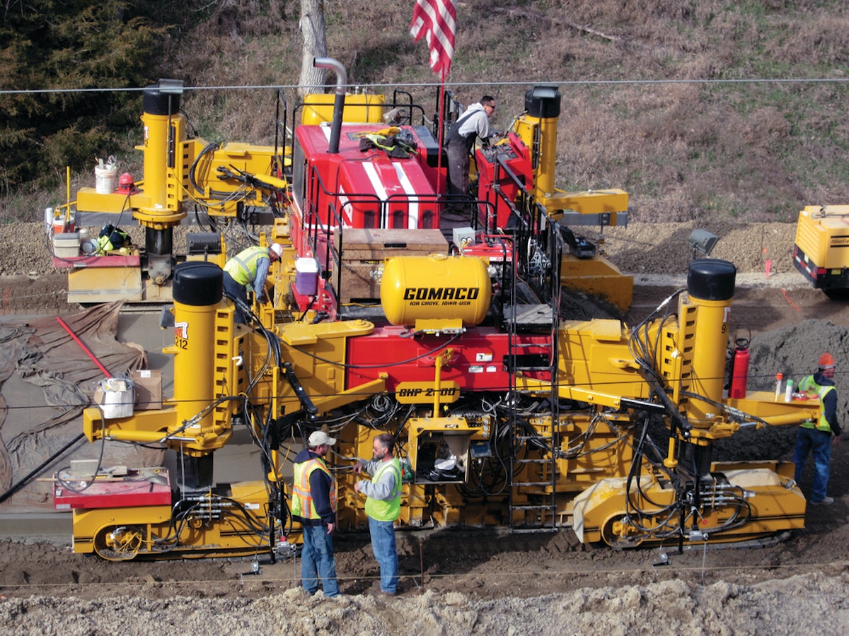 Trimble, GOMACO Integrate Stringless 3D Paving Control System for ...