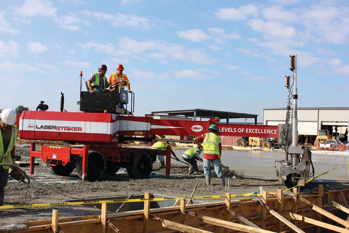 LS175 LaserStriker Laser-guided Screed From: Allen Engineering ...