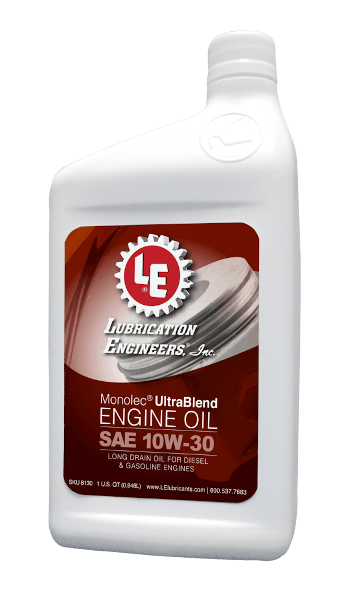 Monolec Ultrablend Engine Oil (8130) From: Lubrication Engineers Inc ...