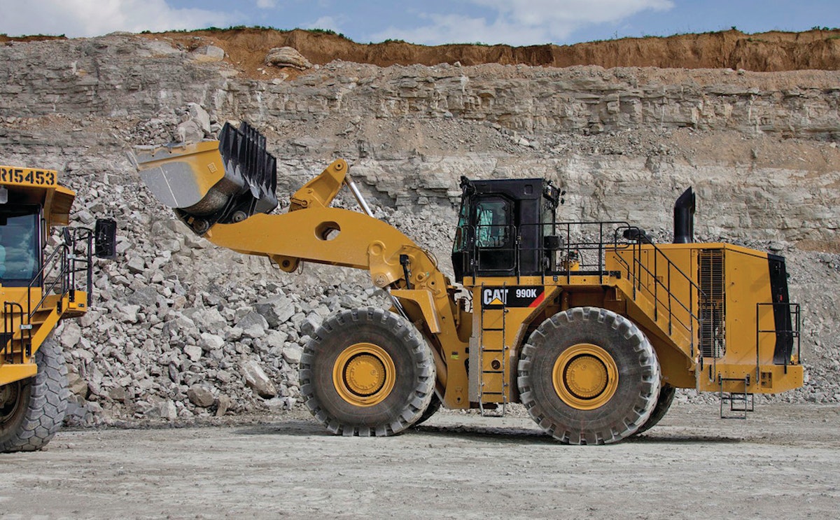 990K Wheel Loader From: Caterpillar - Cat | For Construction Pros