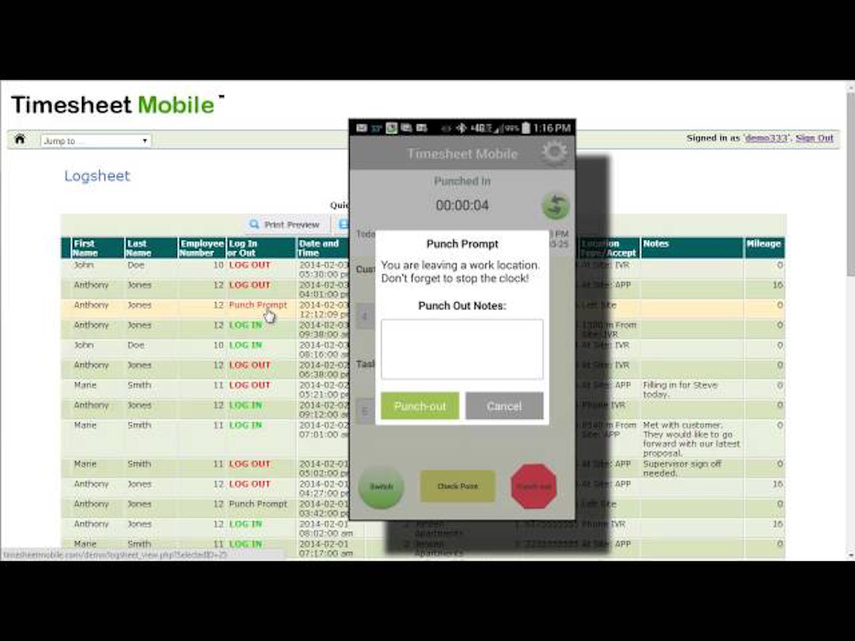 Video: Employee Location Tracking with Timesheet Mobile App | For ...