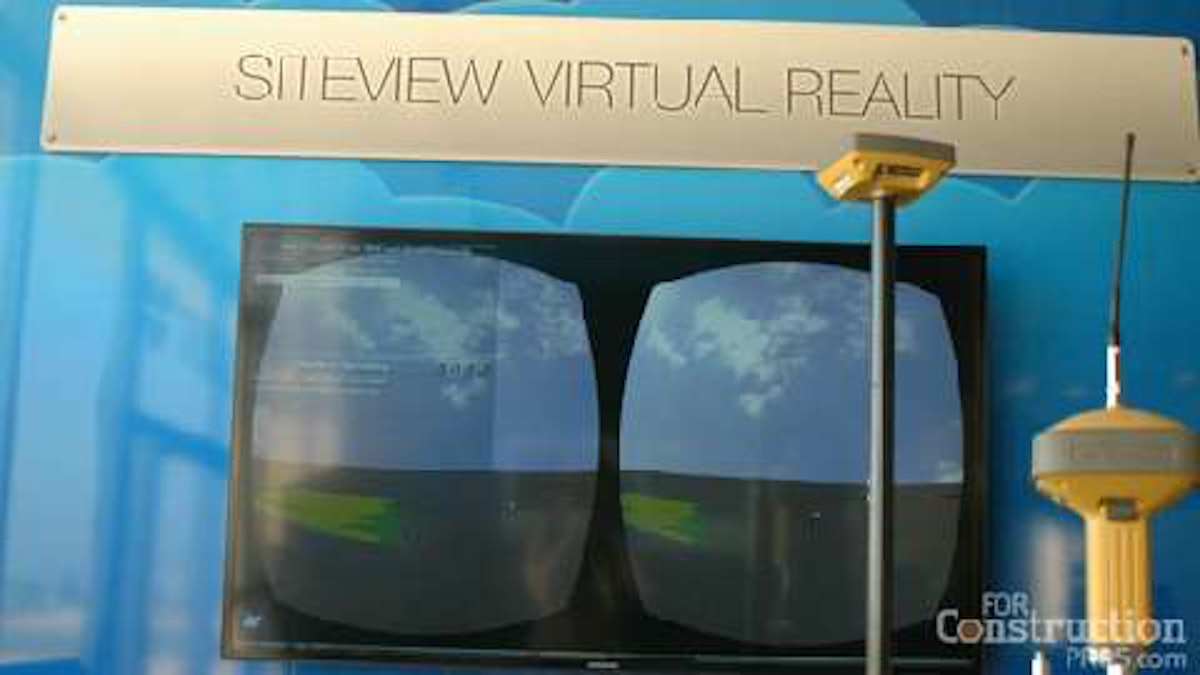 Video: Topcon SiteView Brings Virtual Reality to Construction Industry ...