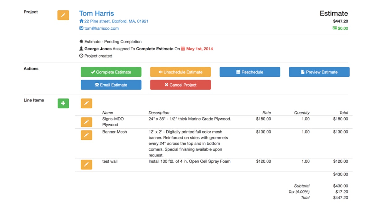 Create and Send Digital Estimates and Invoices with the Estimate Rocket ...