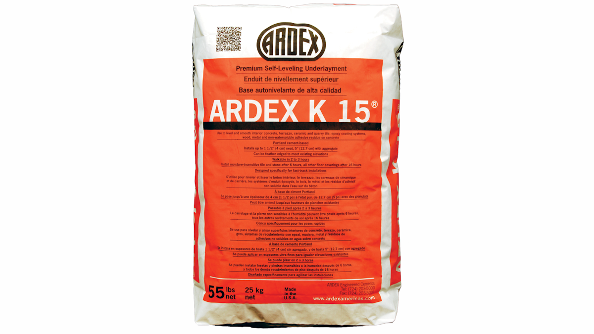 ARDEX K 15 Premium Self-Leveling Underlayment From: ARDEX Americas ...