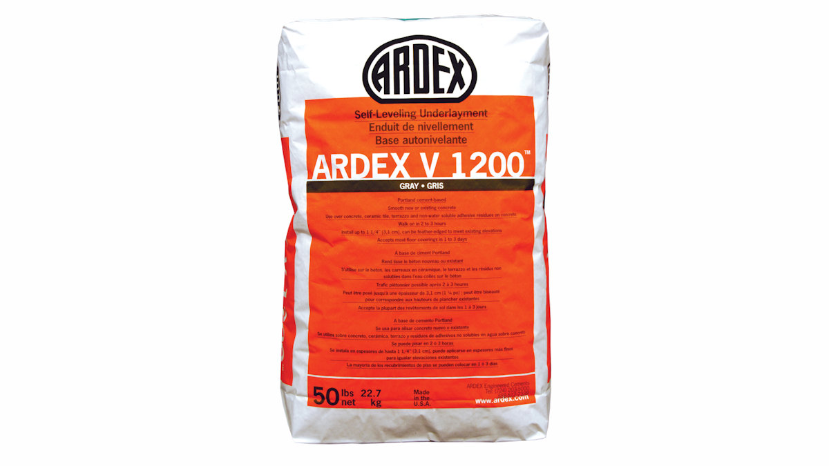 ARDEX V 1200 Self-leveling Underlayment From: ARDEX Americas | For ...