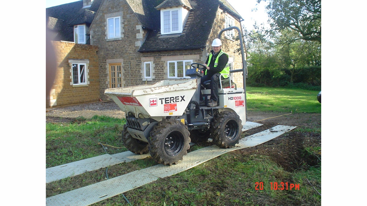 TRAKMAT Ground Protection Mats From: SVE Portable Roadway Systems, Inc ...