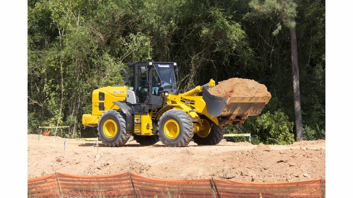 Kawasaki Debuts Redesigned Loaders with 67Z7 Wheel Loader From: Hitachi ...