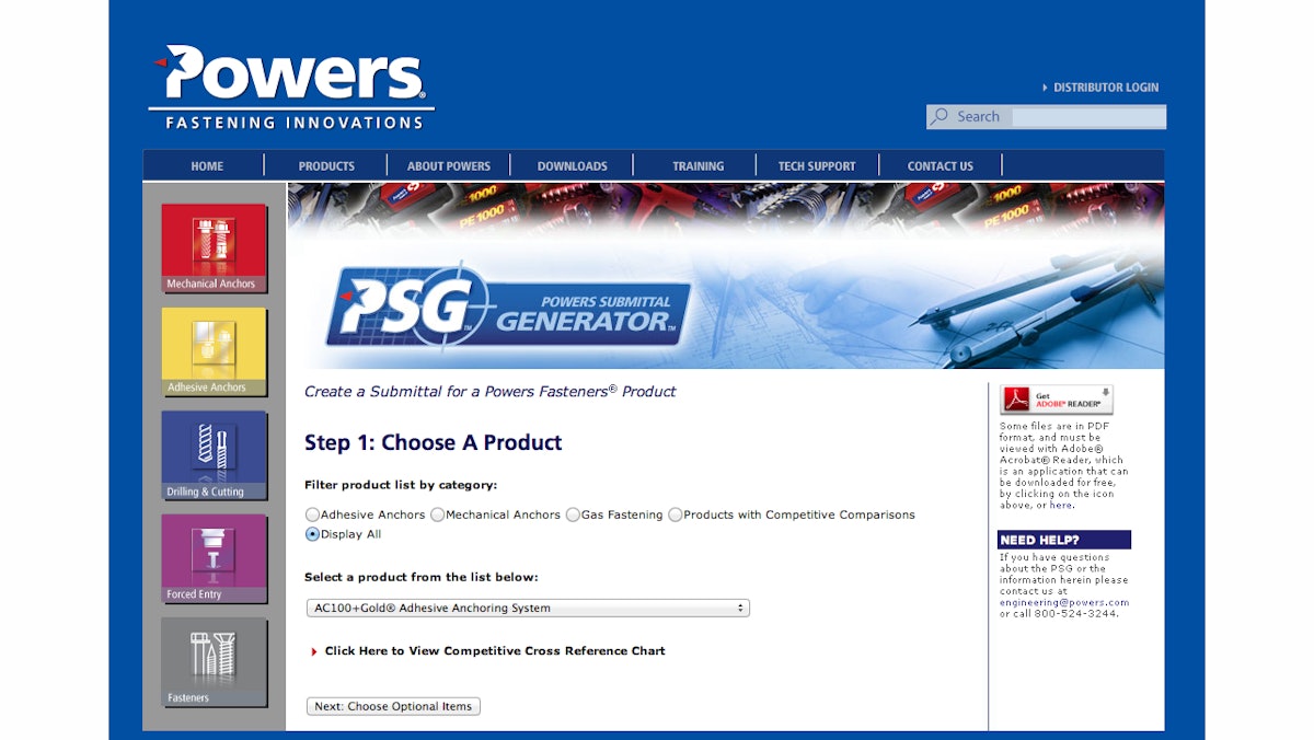 Powers Fasteners Introduces the Powers Submittal Generator From: Powers ...