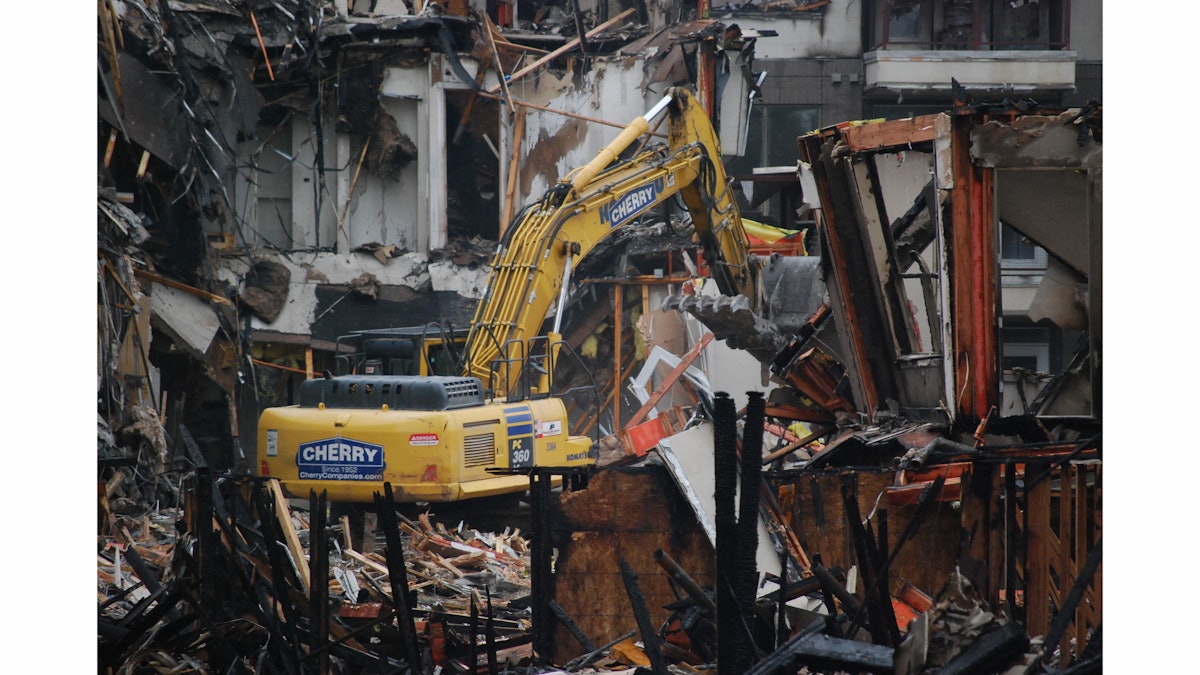 Demolition Contractor Offers Critical Support at Site of Houston Fire ...