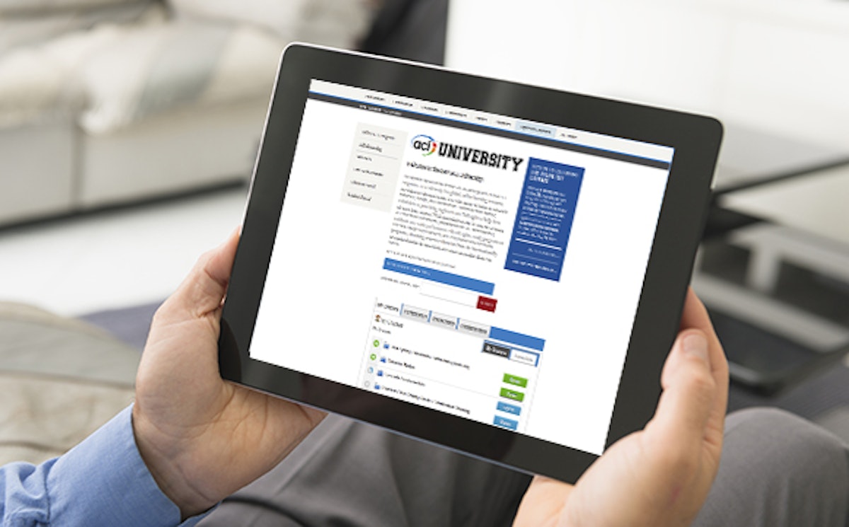 ACI Launches ACI University and New Certificate Program | For ...