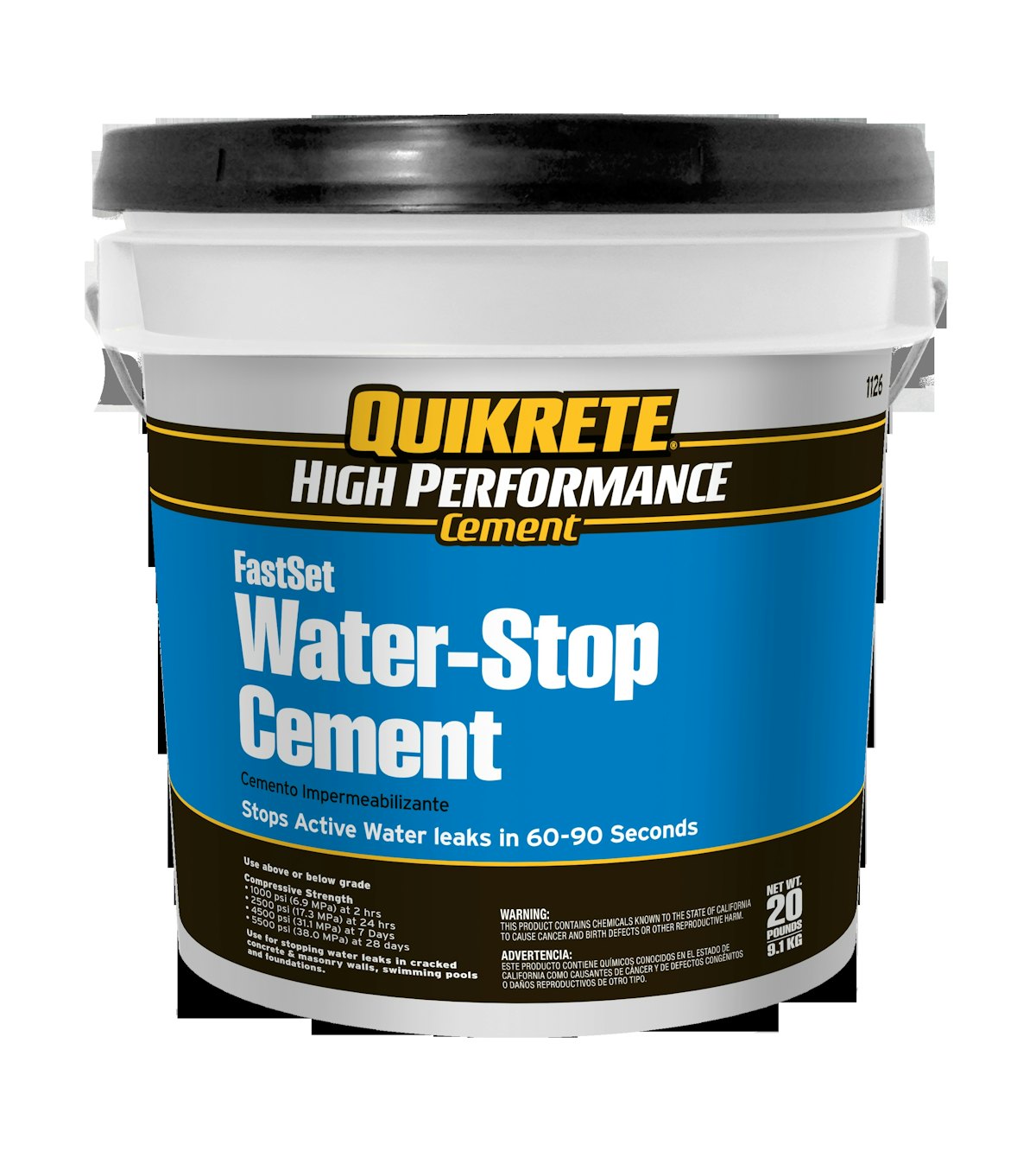 HIGH PERFORMANCE CEMENT FastSet Water-Stop Cement From: The QUIKRETE ...