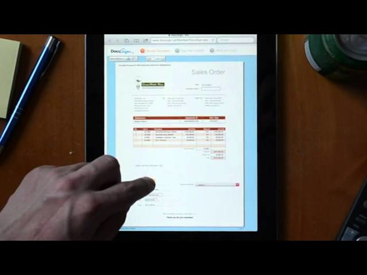 Video: DocuSign Goes Mobile | For Construction Pros