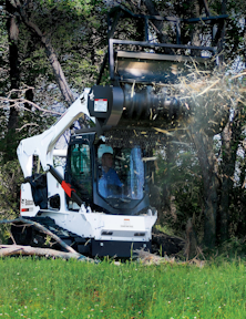 Bobcat Forestry Cutter Attachment From: Bobcat Co. | For Construction Pros