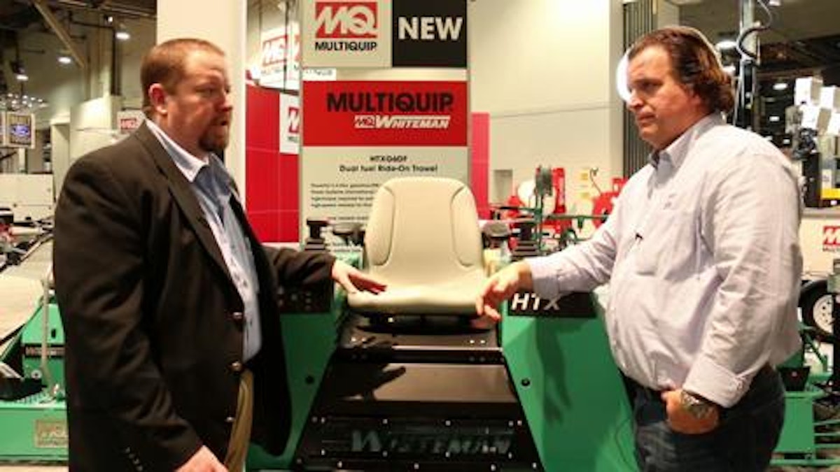 Video: Multiquip Whiteman Dual Fuel HTX Series Power Trowel Runs on ...