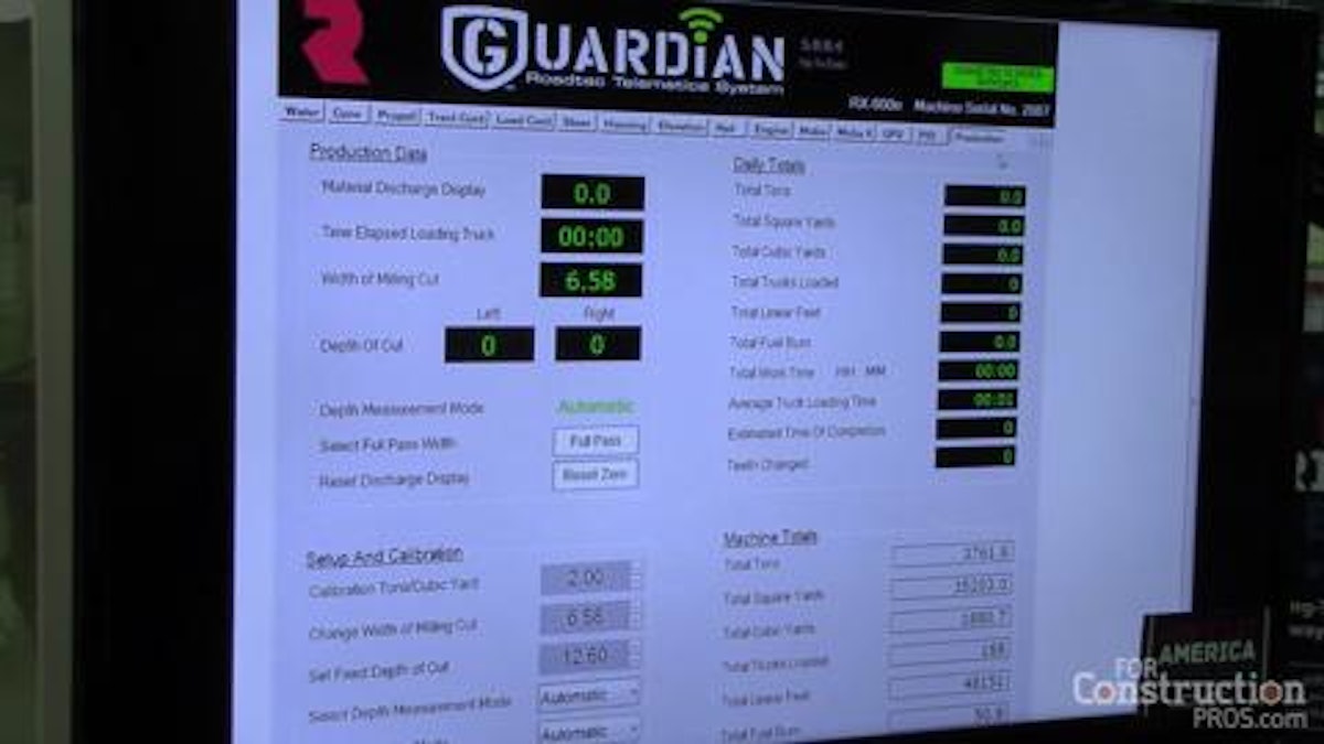 Video: Roadtec Demonstrates How to Use its Guardian Telematics System ...