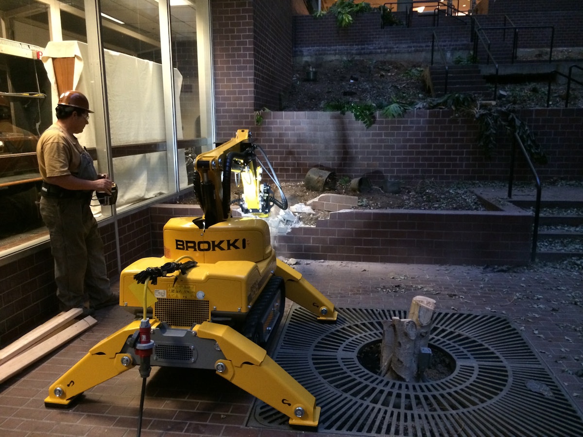 Brokk 100 Remote-Controlled Demolition Machine Helps Pennsylvania ...