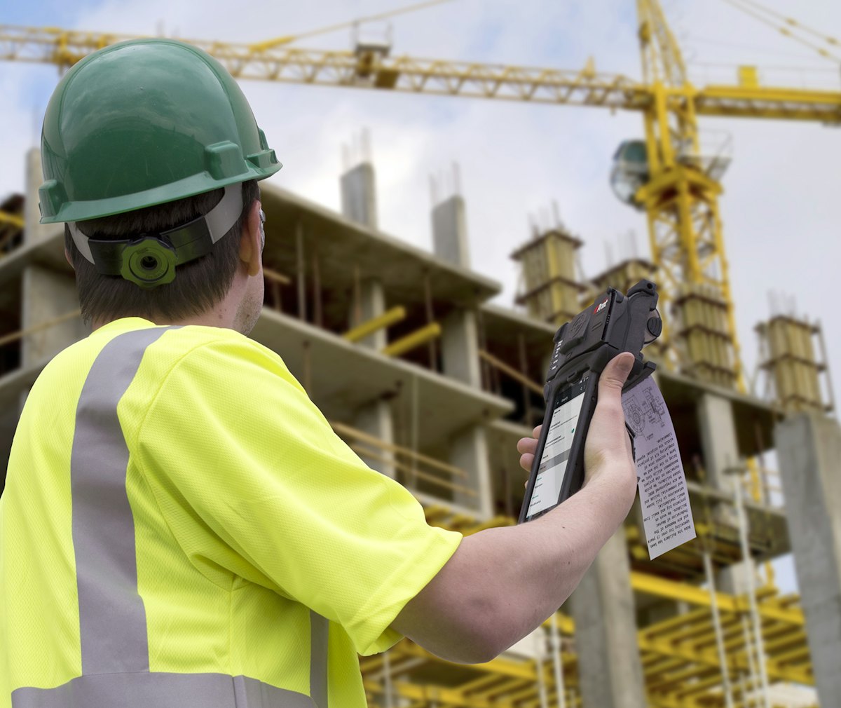 Ultra Rugged Android Device for Construction Includes Printer From: Two ...