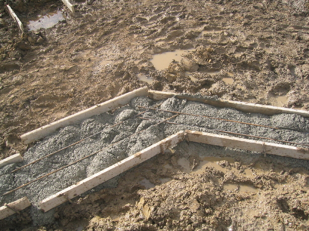 Standing Water in Prepared Footings: A Problem or a Precaution? | For ...