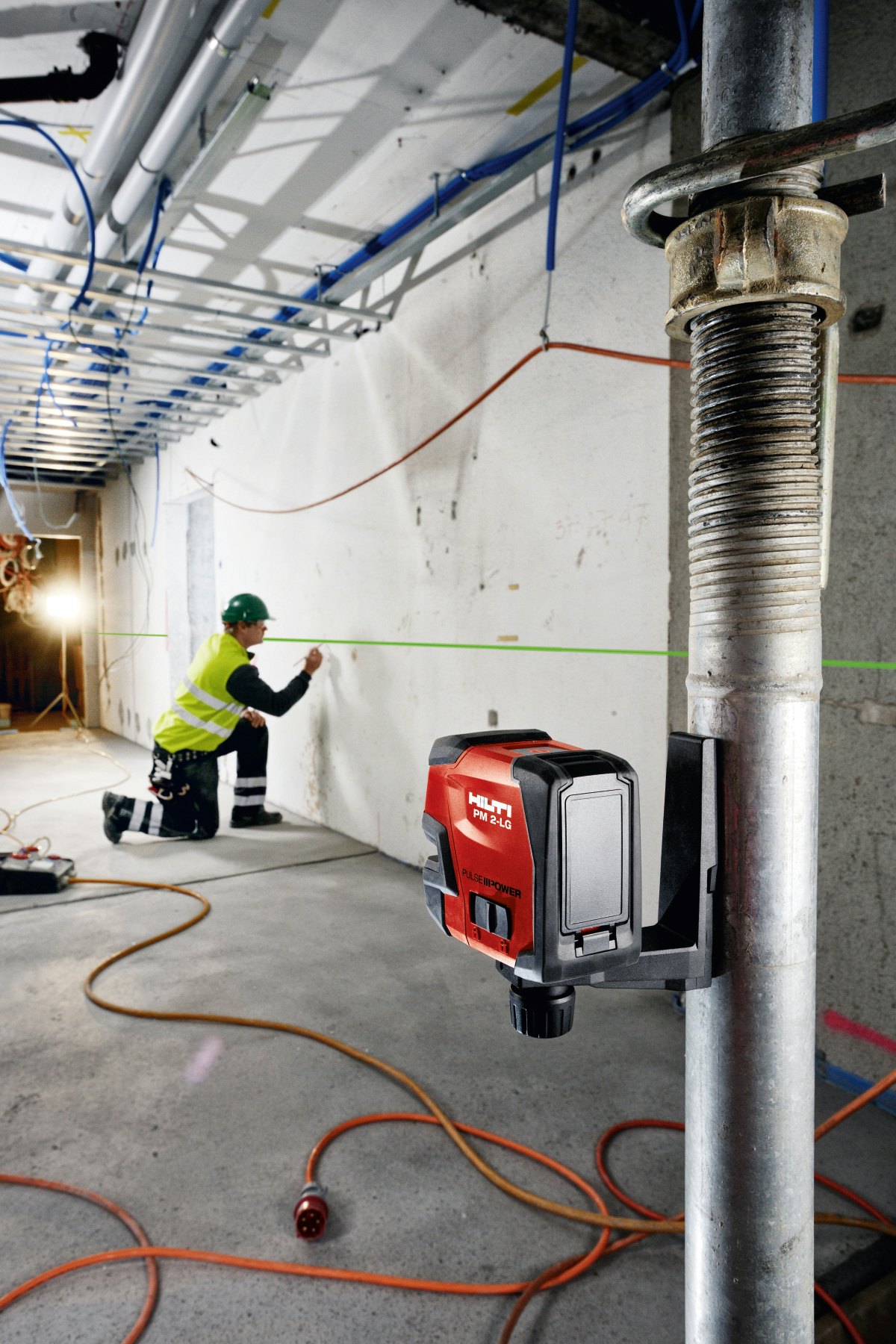 Hilti PM 2 LG Self leveling Line Laser From Hilti Inc. For Construction Pros