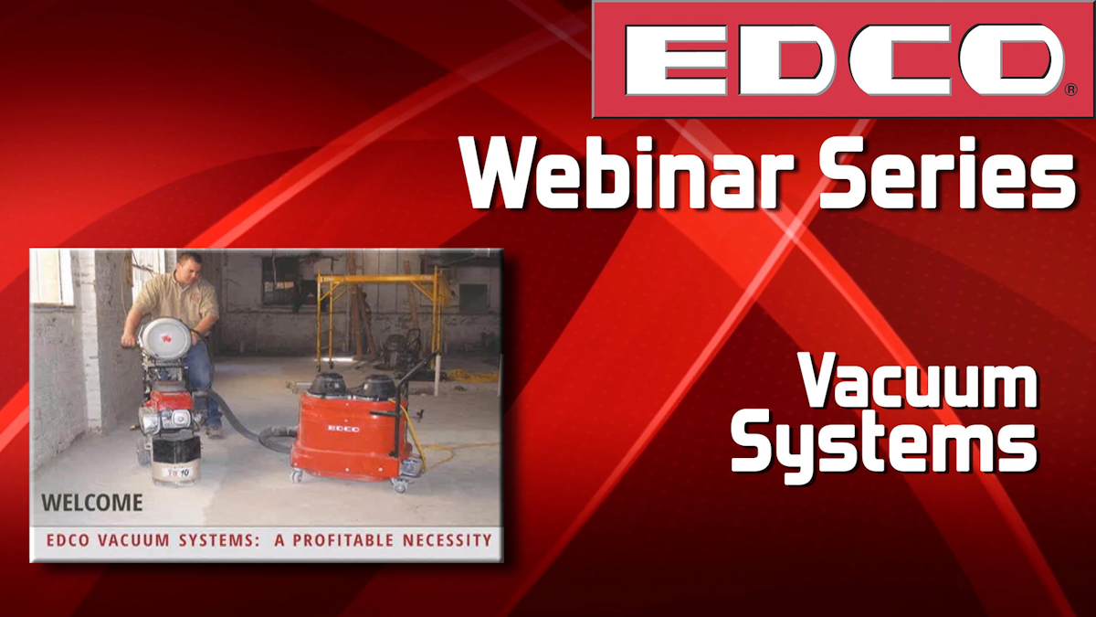 EDCO Webinar Video: Why Vacuum Systems are Essential to Control Dust on ...